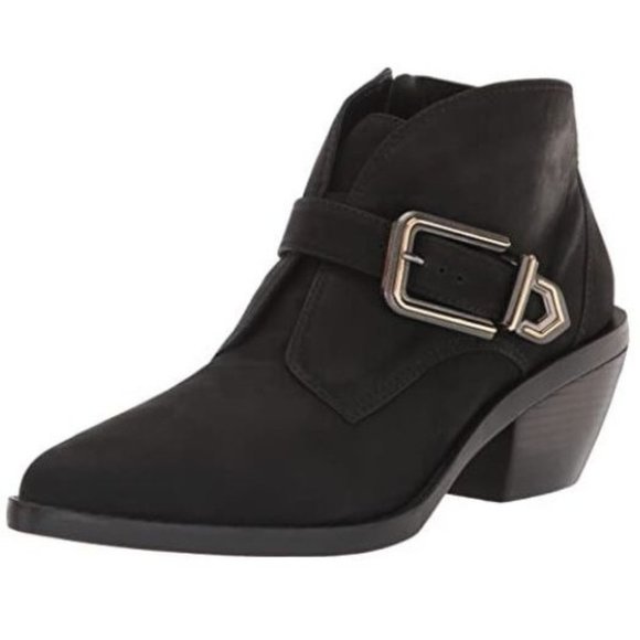 Vince Camuto | Shoes | Vince Camuto Black Suede Leather Ashena Ankle ...